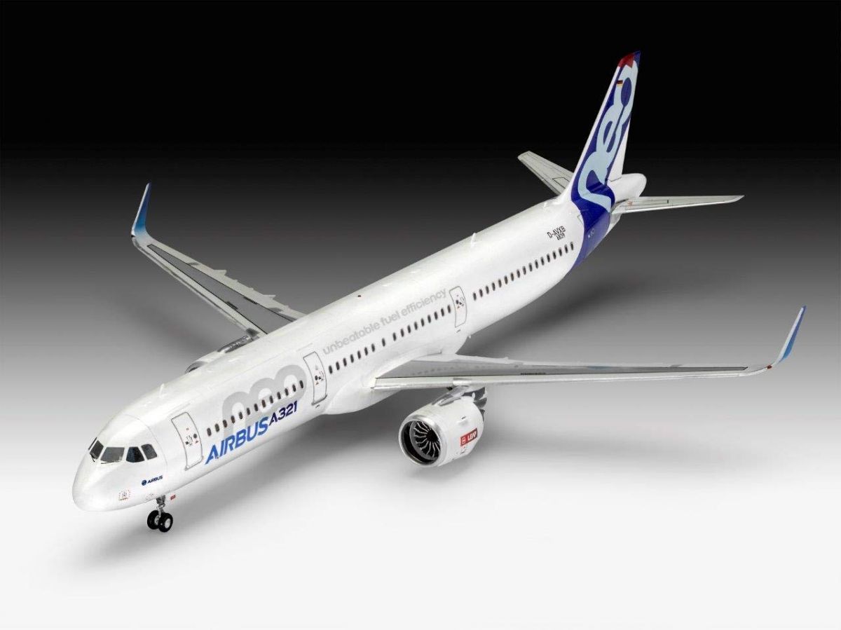 Petrohobby Modelismo - Miniatura Avião Airbus A321 Neo kit Revell 1/144 ...