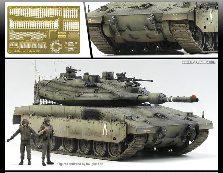 Petrohobby Modelismo - Tanque Merkava Mk.IV LIC - 1/35 Kit Academy 1/35 Plastimodelismo