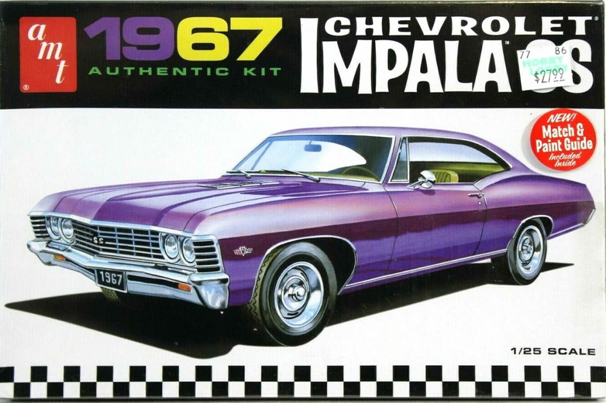 Petrohobby Modelismo - Carro Chevy Impala SS 1967 Kit Revell 1/25 p ...